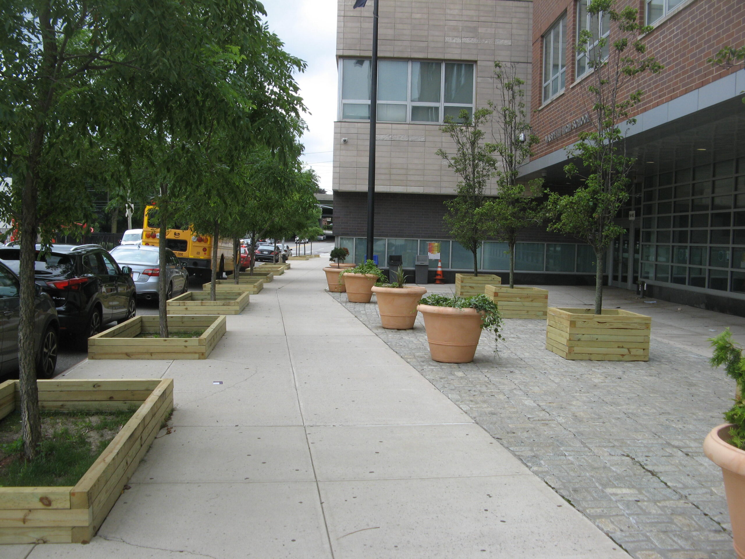 Berry Bits: Maspeth High School installs tree guards - The Juniper Park ...