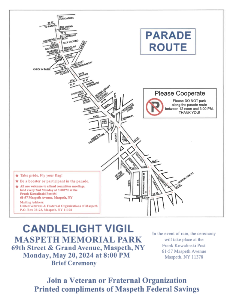 March with us in the Maspeth Memorial Day Parade - The Juniper Park ...